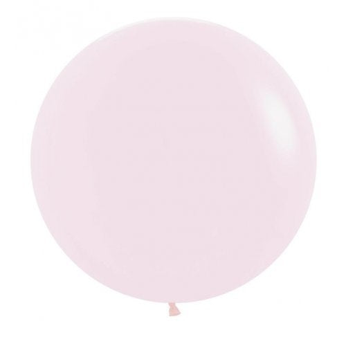 60cm Round Matte Pastel Pink - Pack of 3 – Balloonery