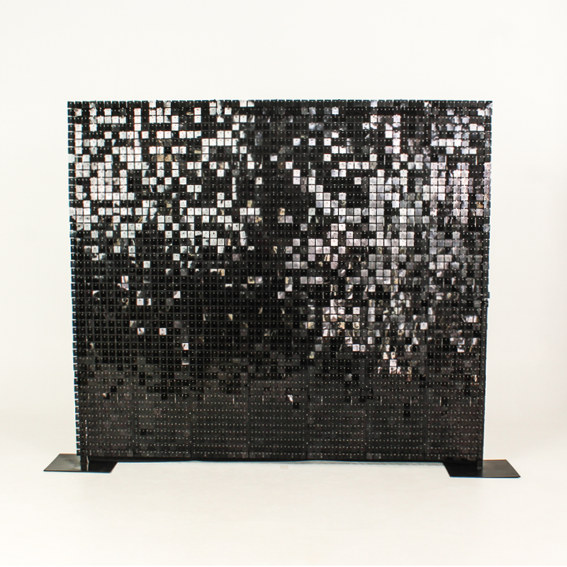 Black Shimmer Wall Balloonery